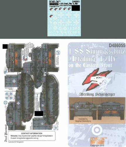 Echelon Fine Details D486055 1. SS StuG Abt LAH on the eastern front