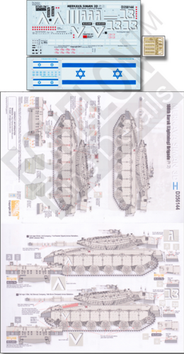 Echelon Fine Details D356144 Merkava Siman 3D Pt 2