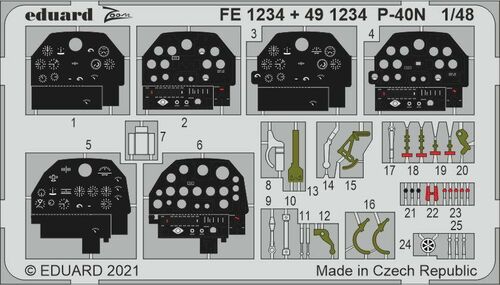 Eduard FE1234 P-40N Academy