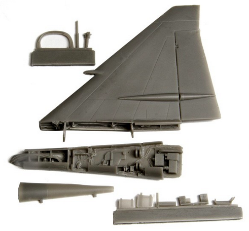 Maestro Models K4891 Fin fold set for SAAB JA37 Viggen