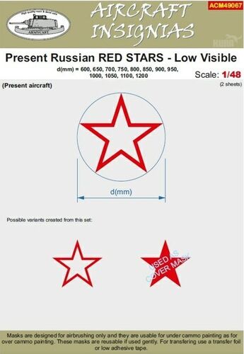 Armycast ACM49067 Present Russian Red Stars - Low Visible