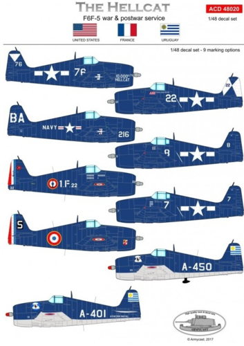 Armycast ACD48020 The Hellcat - F6F-5 War and Postwar Service