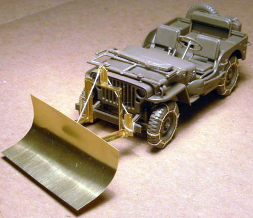 Minor 351007 Snow plow for WWII Jeep
