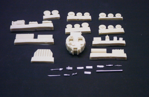 MR Modellbau 72080 Valentine Mk.VIII/IX turret& roadwheels