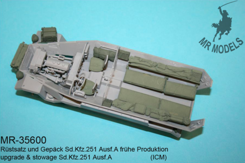 MR Modellbau 35600 Upgrade & stowage Sd.Kfz.251 Ausf.A