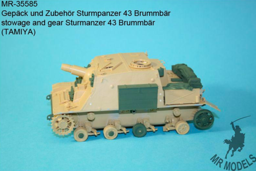 MR Modellbau 35585 Stowage and gear Sturmanzer 43 Brummbär