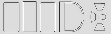 MH Models X48001 Let C-11 Canopy Mask