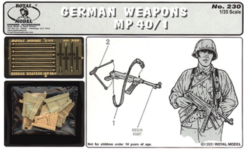 Royal Model di R. Reale 230 German weapons - MP40/ 1