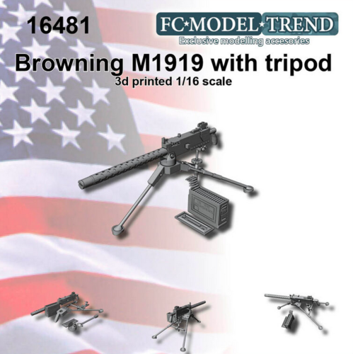 FC ModelTrend 16481 Browning M1919 with tripod
