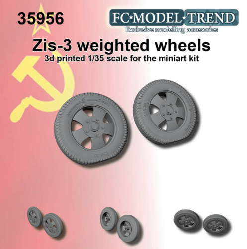 FC ModelTrend 35956 ZIS-3 & Universal limber weighted wheels