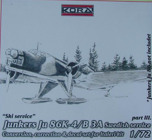 Kora Models C7229 Junkers Ju 86K-4/ B3A Sweden part III.