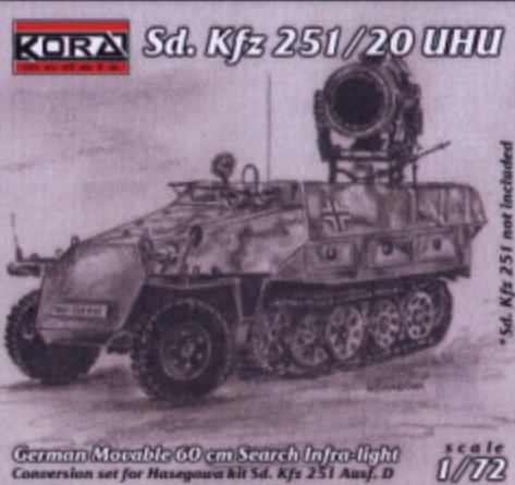 Kora Models AC7201 Sd. Kfz. 251/ 20 Uhu