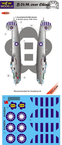 LF Models C7239 B-24 M over China