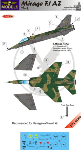 LF Models C7236 Mirage F.1 AZ South Africa part I