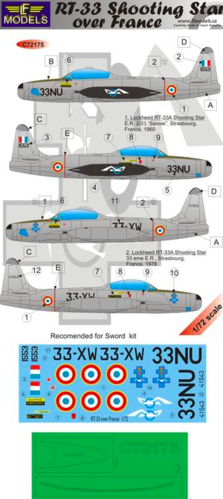 LF Models C72175 RT-33 Shooting Star over France