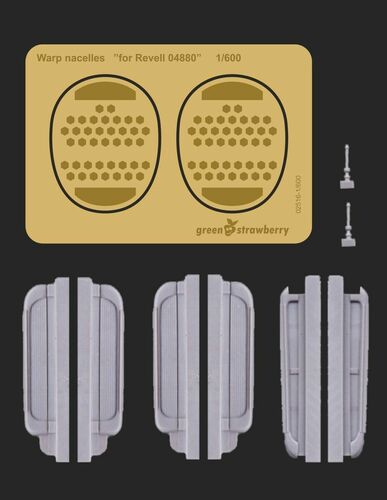 Green Strawberry 02516 Warp Nacelles TOS
