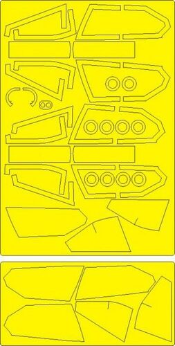 New Ware AM0871 AH-1G Cobra EXPERT kabuki masks for ICM 32060 kit