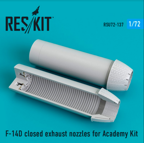 DISCONTINUED RES/KIT U72-0137 F-14D closed exhaust nozzles for Academy Kit