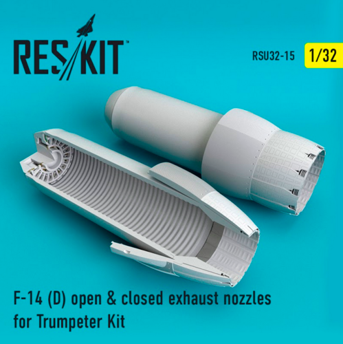 DISCONTINUED RES/KIT U32-0015 F-14 D open and closed exhaust nozzles Trumpeter Kit
