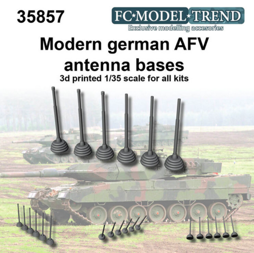 FC ModelTrend 35857 Modern German AFV antenna bases