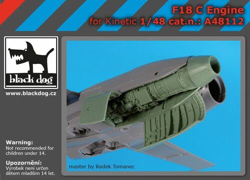 Black Dog A48112 F-18 C engine for Kinetic
