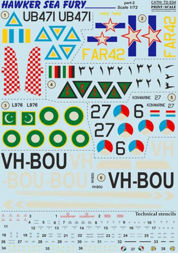 Print Scale 72-334 Hawker Sea Fury Part 2