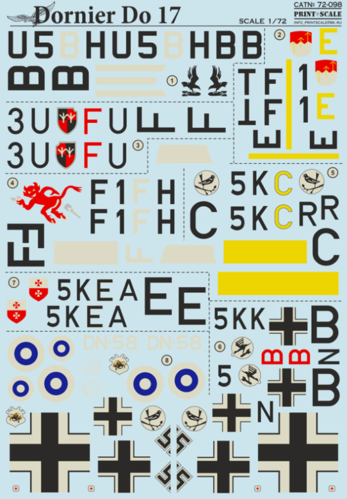Print Scale 72-098 Dornier Do 17
