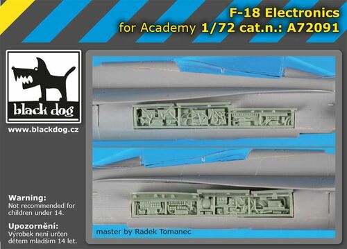 Black Dog A72091 F-18 Electronics for Academy