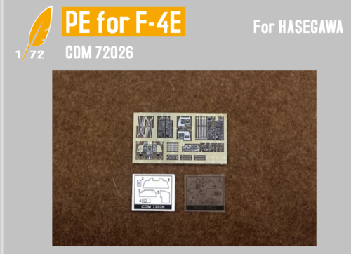 Dream Model CDM72026 Cockpit PE For F-4E (HASEGAWA)