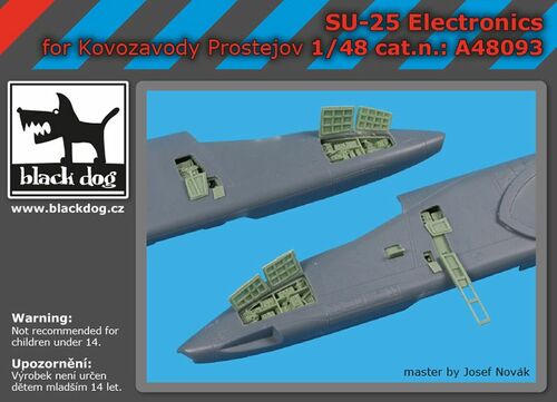Black Dog A48093 SU-25 electronics for Kovozávody Prostějov