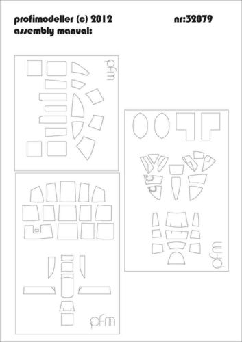 Profimodeller 32079P B-25 Canopy paint masks