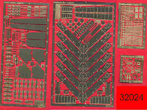 Profimodeller 32024P Mikoyan MiG-23 pylons parachute fairing (for Trumpeter kits)