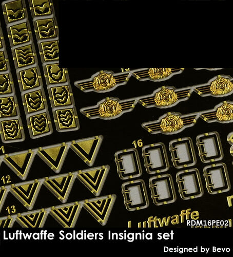 Rado Miniatures 16PE02 Luftwaffe Soldiers Insignia set