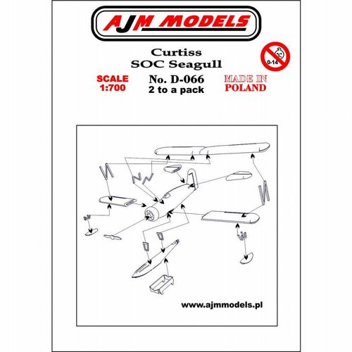 AJM Models D-066 Curtiss SOC Seagull