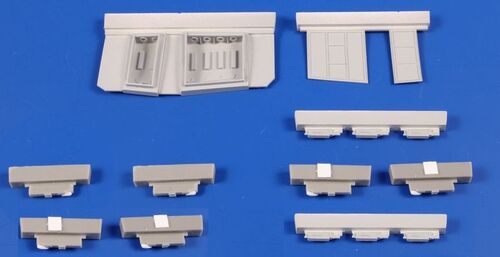 CMK K7447 Beaufighter Mk.X uzbrojenie - komora działek w skrzydłach
