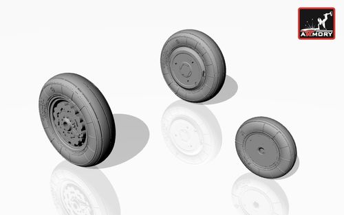 Armory Models Group AW72007 Sukhoj Su-7B early wheels