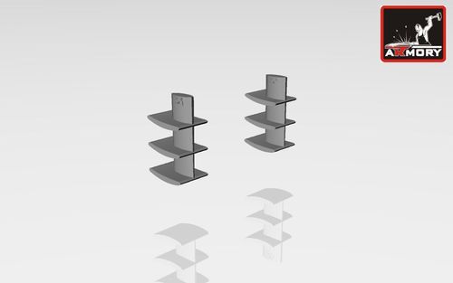 Armory Models Group MA4807 Mikoyan MiG-25 Foxbat intake air flow splitters