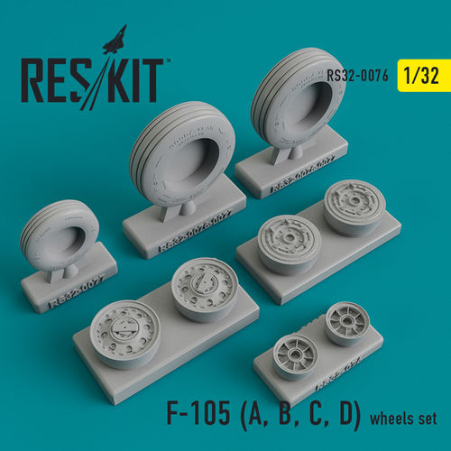 DISCONTINUED RES/KIT 32-0076 F-105 (A, B, C, D) wheels set