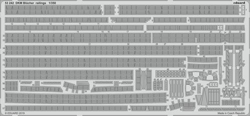 Eduard 53242 DKM Blücher railings TRUMPETER