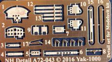 NH Detail A72-043 Yakovlev Yak-1000 Detail Set for Modelsvit