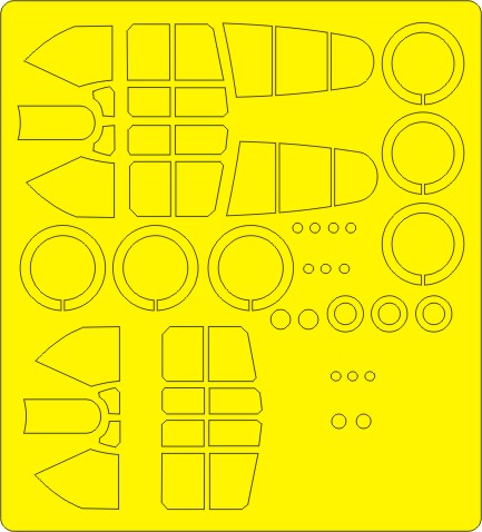 New Ware AM0380 P-40 E/K/K-10 Warhawk EXPERT kabuki masks for Hasegawa