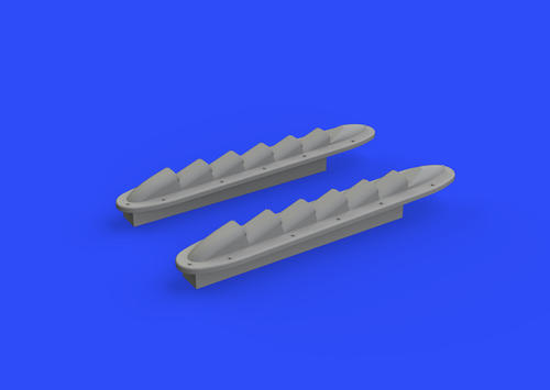 Eduard 648315 Typhoon Mk.I exhaust stacks w/ fairing EDUARD/HASEGAWA