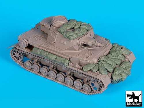 Black Dog T35159 Pz. Kpfw IV F1 accessories set for Italeri