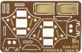 Part S48-037 Chocks type C-modern aircraft