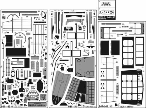 Part S48-145 SB2C Helldiver Revell/Accurate Miniatures