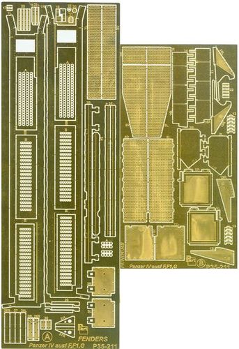 Part P35-211 Panzer IV Ausf. F,F1,G fenders Dragon