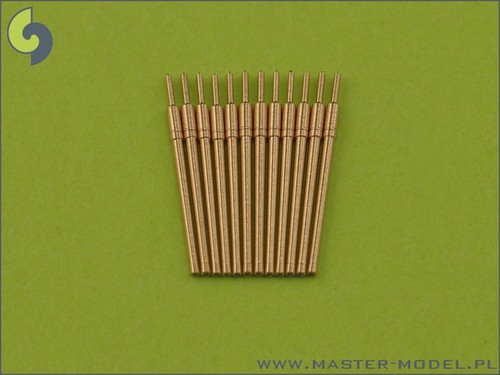Master SM-350-056 USN 3in/50 (7.62 cm) barrels (12pcs) - used in many USN warships from 1915 to 1945 (fit to Trumpeter's USS England)