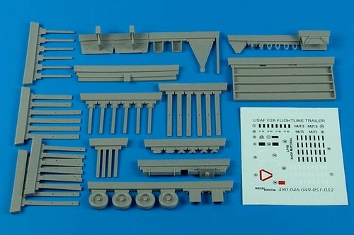 Aerobonus 480049 USAF F-2A flightline trailer (steel platform with racks)