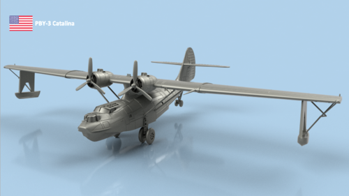L'Arsenal 2.0 3D400412 Consolidated Catalina PBY-3 - 3D printing (1 pc)