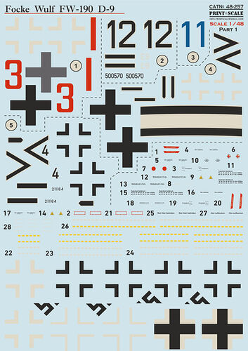Print Scale 48-257 Focke-Wulf Fw-190 D-9 Part 1